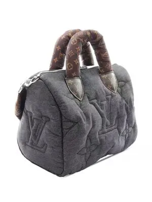 LOUIS VUITTON Monogram Speedy Bandouliere 25 Satchel - Grey