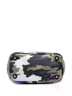 Dior Anselm Reyle Mini Canvas Camouflage Shopping Tote Bag