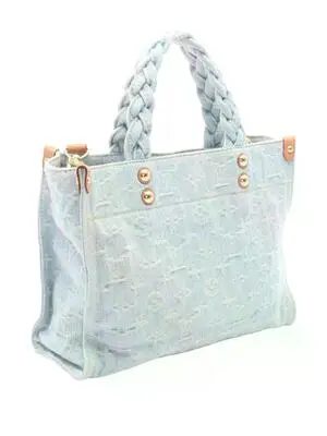 LOUIS VUITTON Monogram Denim Let Go Pm Satchel