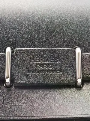 Hermès Herbag Zip 20 Crossbody Bag - Black