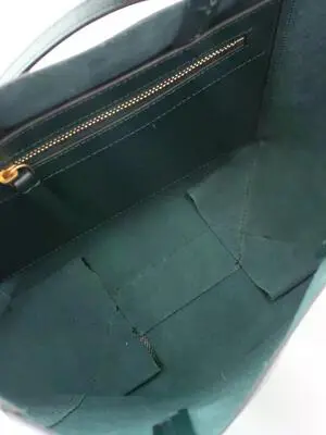 Celine Small Grained Calfskin Vertical Cabas Satchel Tote Bag