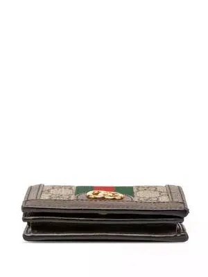 Gucci 2016-2026 Gg Supreme Web Ophidia Wallet Small Wallets