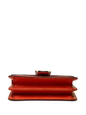 Gucci Calfskin Leather Interlocking G Crossbody Bag