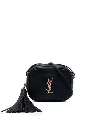 Saint Laurent Calfskin Monogram Blogger Bag - Black