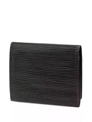 LOUIS VUITTON 2005 Epi Envelope Business Card Holder - Black
