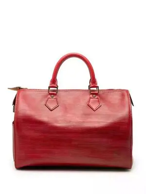 LOUIS VUITTON Epi Speedy 30 Boston Bag - Red