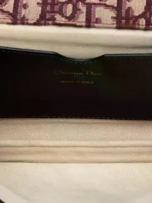 Dior Oblique Canvas Chain Crossbody Bag