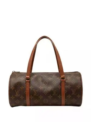 LOUIS VUITTON Monogram Papillon 30 Handbag - Brown