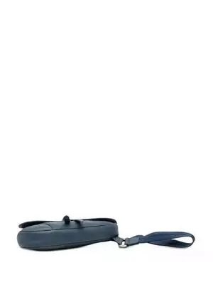 Dior Grained Calfskin Saddle Crossbody Bag