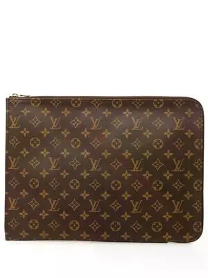 LOUIS VUITTON Monogram Document Portfolio Business Bag