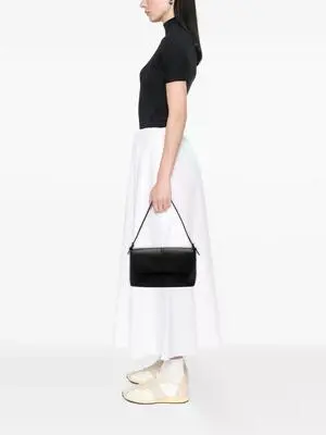 Burberry Leather Flap Shoulder Bag