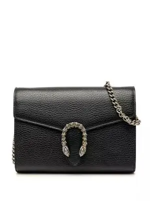 Gucci Dionysus Wallet On Chain Crossbody Bag - Black