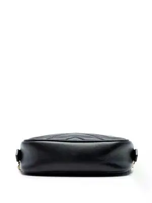 Gucci Gg Marmont Matelassé Leather Crossbody Bag - Black