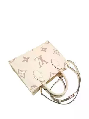 LOUIS VUITTON Monogram Empreinte Giant Onthego Pm Satchel