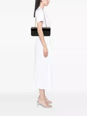 Celine Shiny Calfskin Triomphe Chain Shoulder Bag