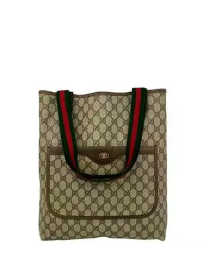 Gucci 20th Century Gg Supreme Web Tote Bag - Neutrals