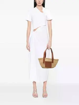 Loewe Raffia Anagram Basket Tote Bag