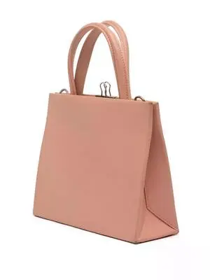 Off-White Calfskin Box Flower Arrow Satchel