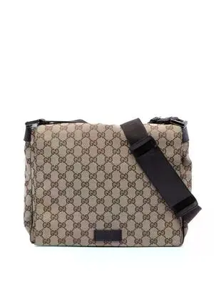 Gucci Gg Canvas Messenger Bag - Neutrals