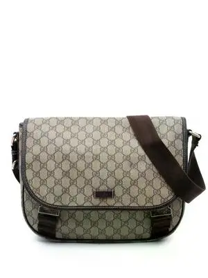 Gucci Gg Supreme Crossbody Bag - Neutrals