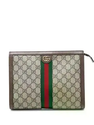 Gucci Ophidia Gg Supreme Canvas Clutch Bag
