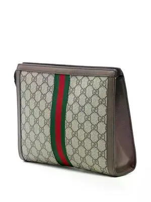 Gucci Ophidia Gg Supreme Canvas Clutch Bag