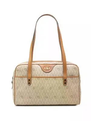 Dior Honeycomb Coated Canvas Shoulder Bag
