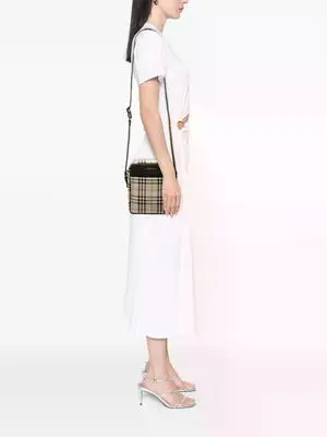 Burberry House Check Canvas Crossbody Bag