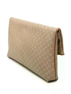 Celine Macadam Coated Canvas Clutch Bag