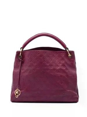 LOUIS VUITTON Monogram Empreinte Artsy Mm Hobo Bag - Red