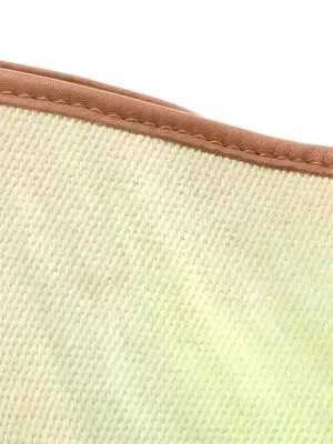 Loewe Canvas And Leather Anagram Hobo Shoulder Bag