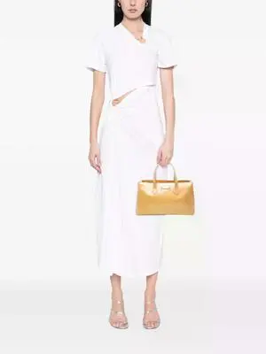 LOUIS VUITTON Monogram Vernis Wilshire Pm Handbag - Neutrals