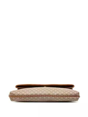 Celine Macadam Coated Canvas Clutch Bag
