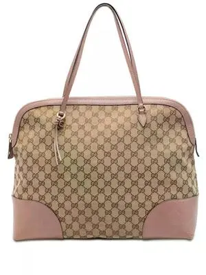 Gucci Gg Canvas Bree Dome Tote Bag - Neutrals