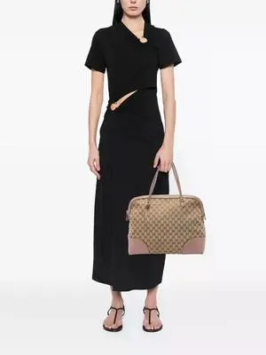 Gucci Gg Canvas Bree Dome Tote Bag