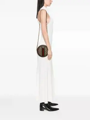 Gucci Ophidia Round Crossbody Bag - Neutrals