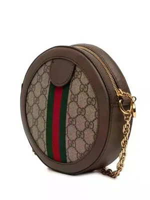 Gucci Ophidia Round Crossbody Bag - Neutrals