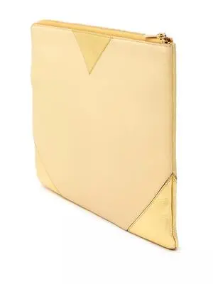 Celine Bicolor Lambskin Coeur Clutch Bag
