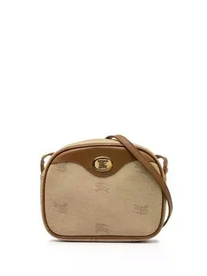 Burberry Coated Canvas Logo Crossbody Bag - Neutrals