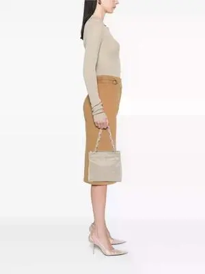 Prada Tessuto Chain Shoulder Bag - Neutrals