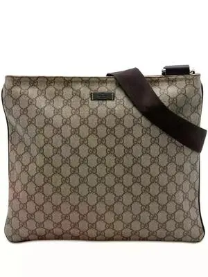 Gucci Gg Supreme Crossbody Bag - Neutrals
