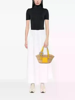 Loewe Small Palm Leaf Basket Tote Bag