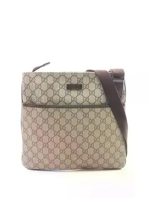 Gucci Gg Supreme Canvas Crossbody Bag - Neutrals