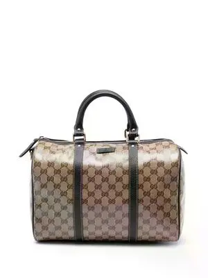 Gucci Gg Crystal Joy Boston Bag - Neutrals