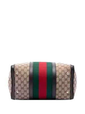 Gucci Gg Canvas Web Joy Boston Bag Satchel
