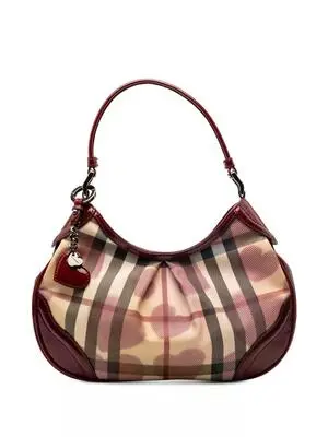Burberry Nova Check Hobo Bag - Neutrals