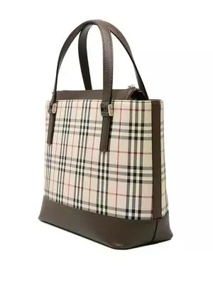 Burberry House Check Canvas Handbag