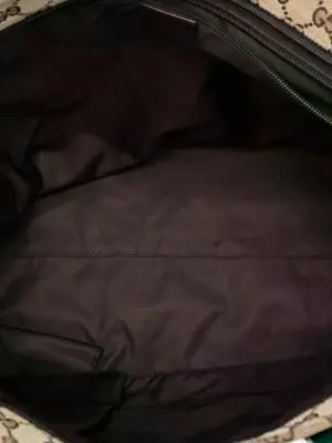 Gucci Gg Canvas Web Tote Bag