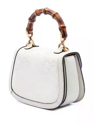 Gucci 1947 Web Bamboo Top Handle Bag Satchel