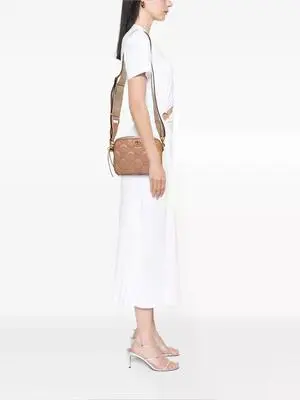 Gucci Small Gg Matelassé Calfskin Crossbody Bag - Neutrals